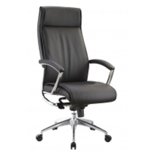 Alto High Back Executive Black Leather* Chair - Office Furniture Outlet